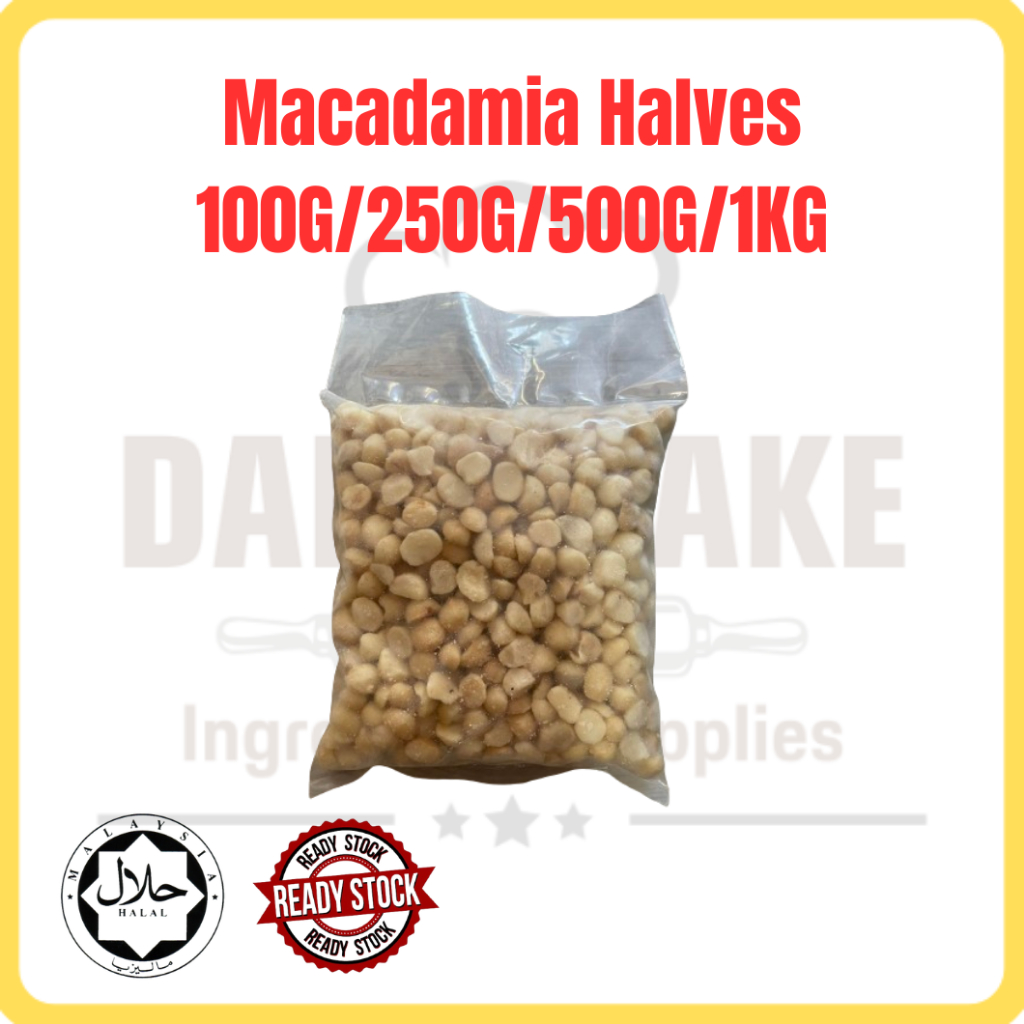 Macadamia Halves 100G 250G 500G 1KG/Separuh Macadamia/夏威夷果/Nuts/Kacang ...