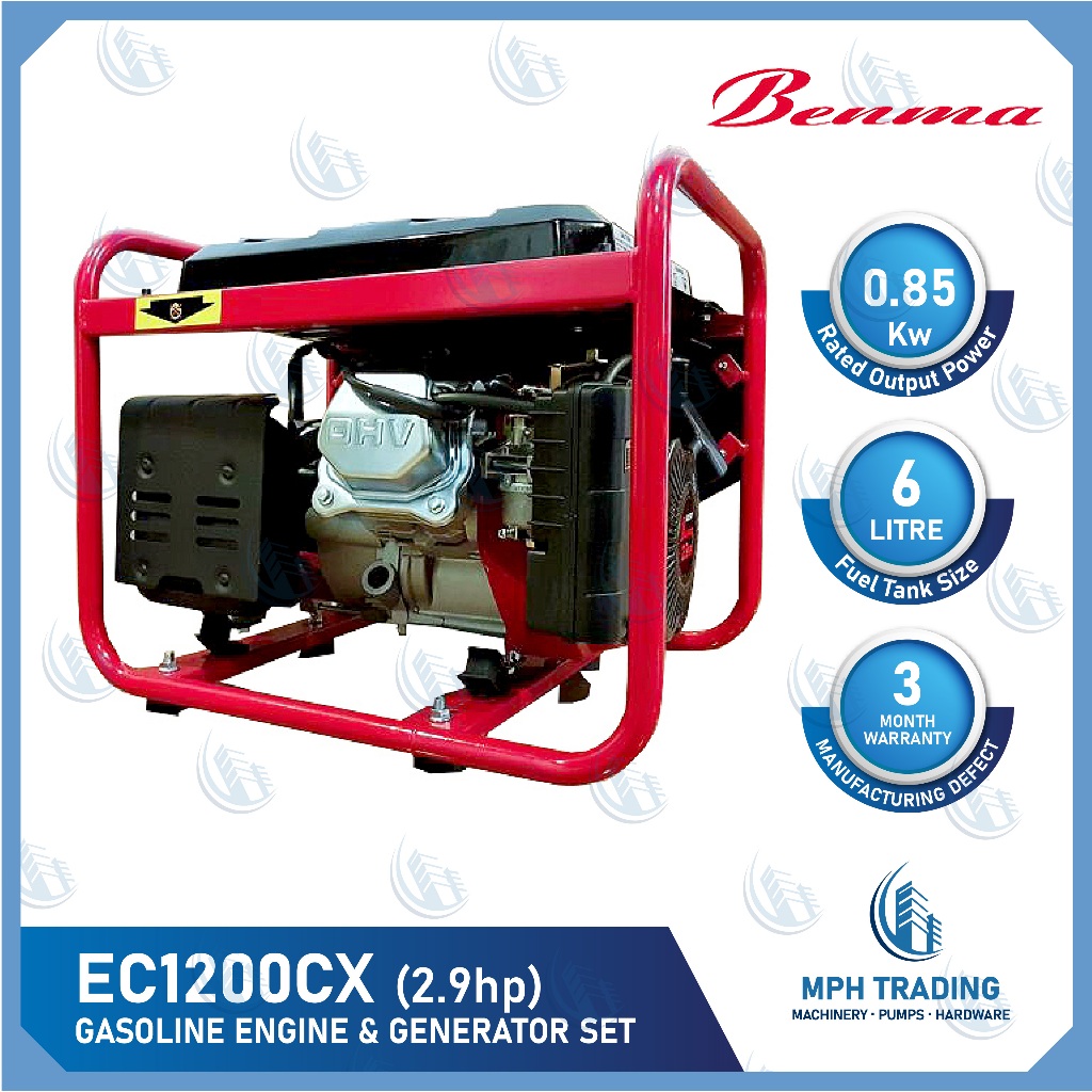 Benma EC1200CX EX2500CX EC3800CX EC6500CX EC6500 Portable 4-Stroke ...
