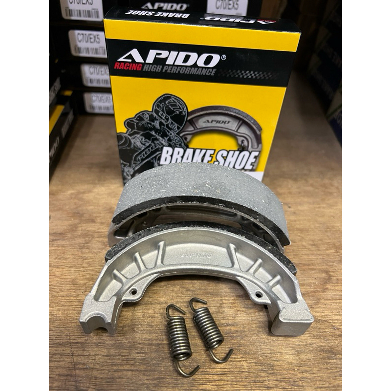 APIDO BRAKE SHOE EX5 DREAM C70 SRL115 LC135 KRISS RC80 RXZ NVX WAVE125 ...