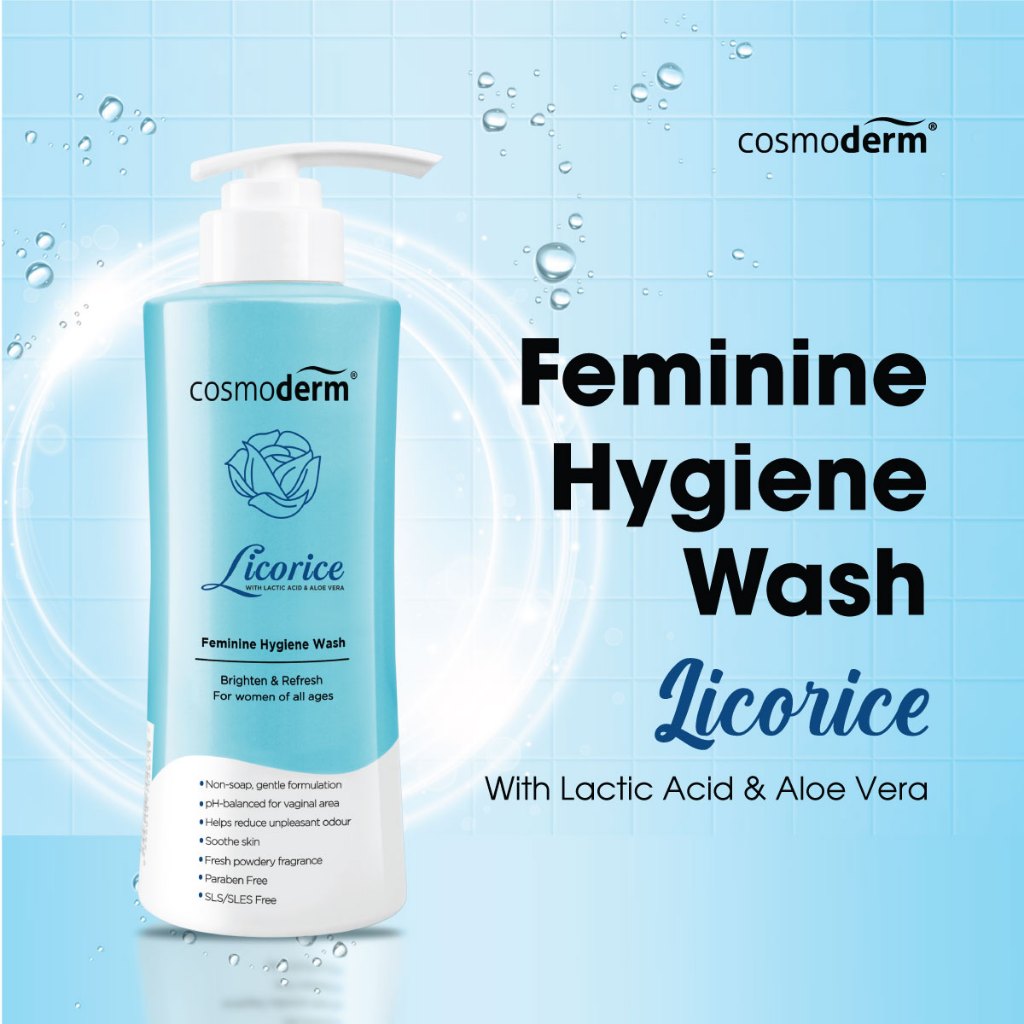Cosmoderm Licorice Feminine Hygiene Wash 375ml | Shopee Malaysia