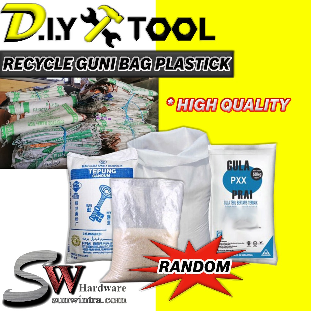 SW HARDWARE RECYCLE GUNI BAG PLASTICK,KARUNG PLASTICK BESAR | Shopee ...