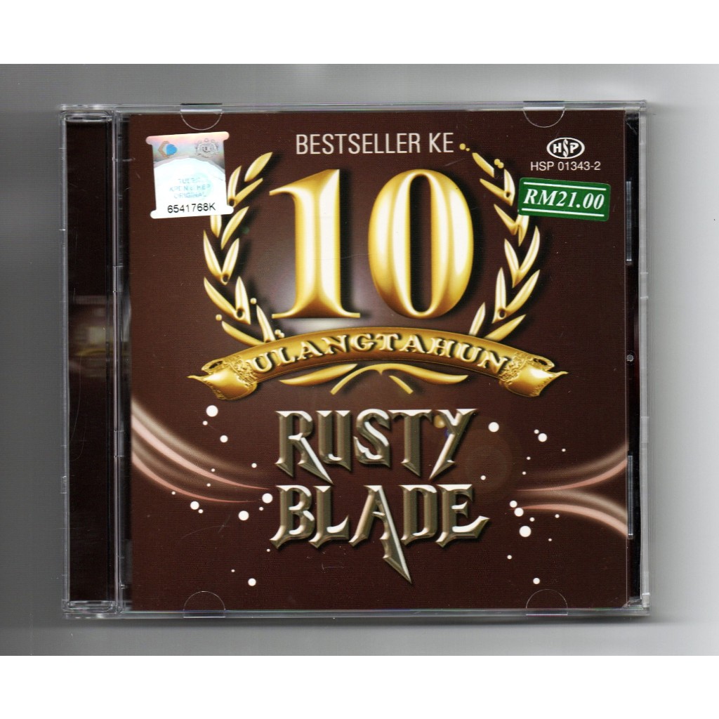 Rusty Blade - Bestseller Ke 10 Ulangtahun ( CD ) | Shopee Malaysia