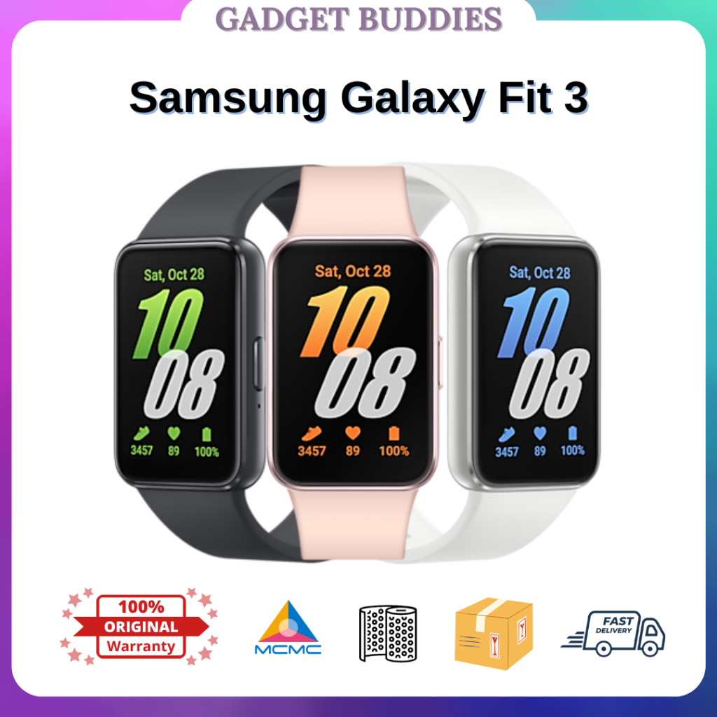 (Ready Stock) SAMSUNG Galaxy Fit 3 (SM-R390) Original 1 Year Warranty ...