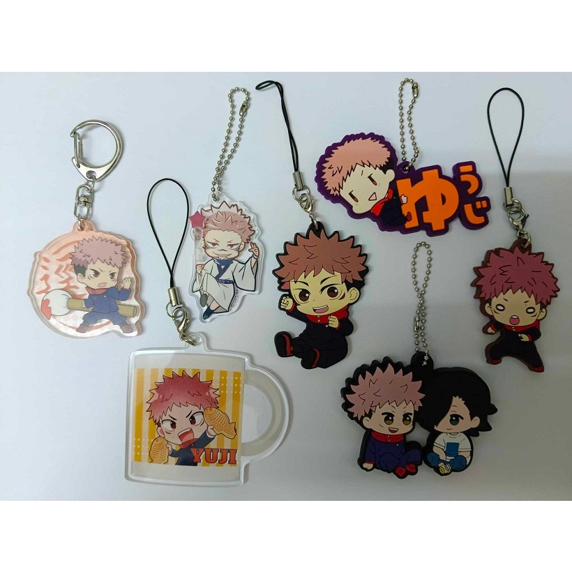 Official JJK Jujutsu Kaisen Yuji Nobara Geto Maki Panda Merch Rubber ...