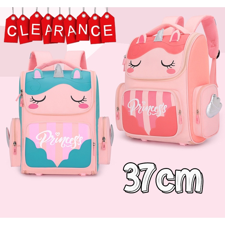 (B672) 37cm Beg Ergonomik Unicorn Dino Kindergarten Primary School Bag ...