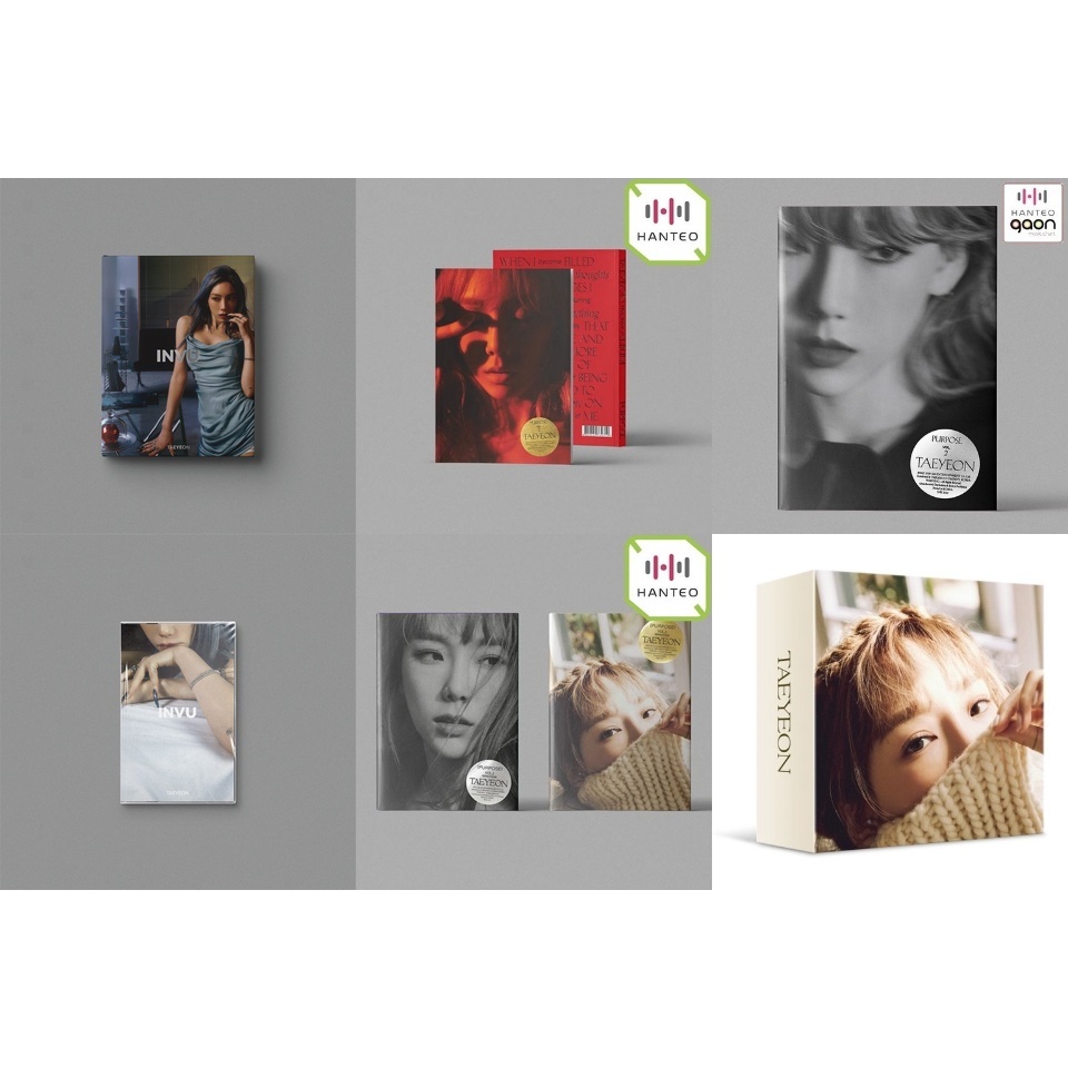 TAEYEON PURPOSE DELUXE INVU with poster Repackage Kit ver2nd Album 泰妍第二张正规专辑个人专辑豪华版 | Shopee ...