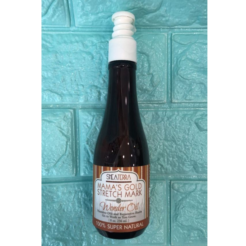 SHEA TERRA MAMA'S GOLD STRETCH MARK 236ml | Shopee Malaysia