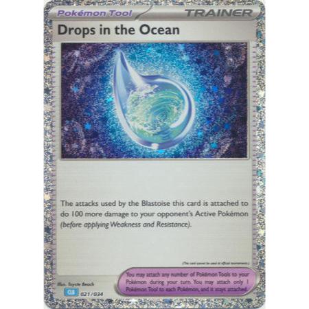 Pokemon tcg Drops in the Ocean - 021/034 - CLB Pokemon Trading Card ...