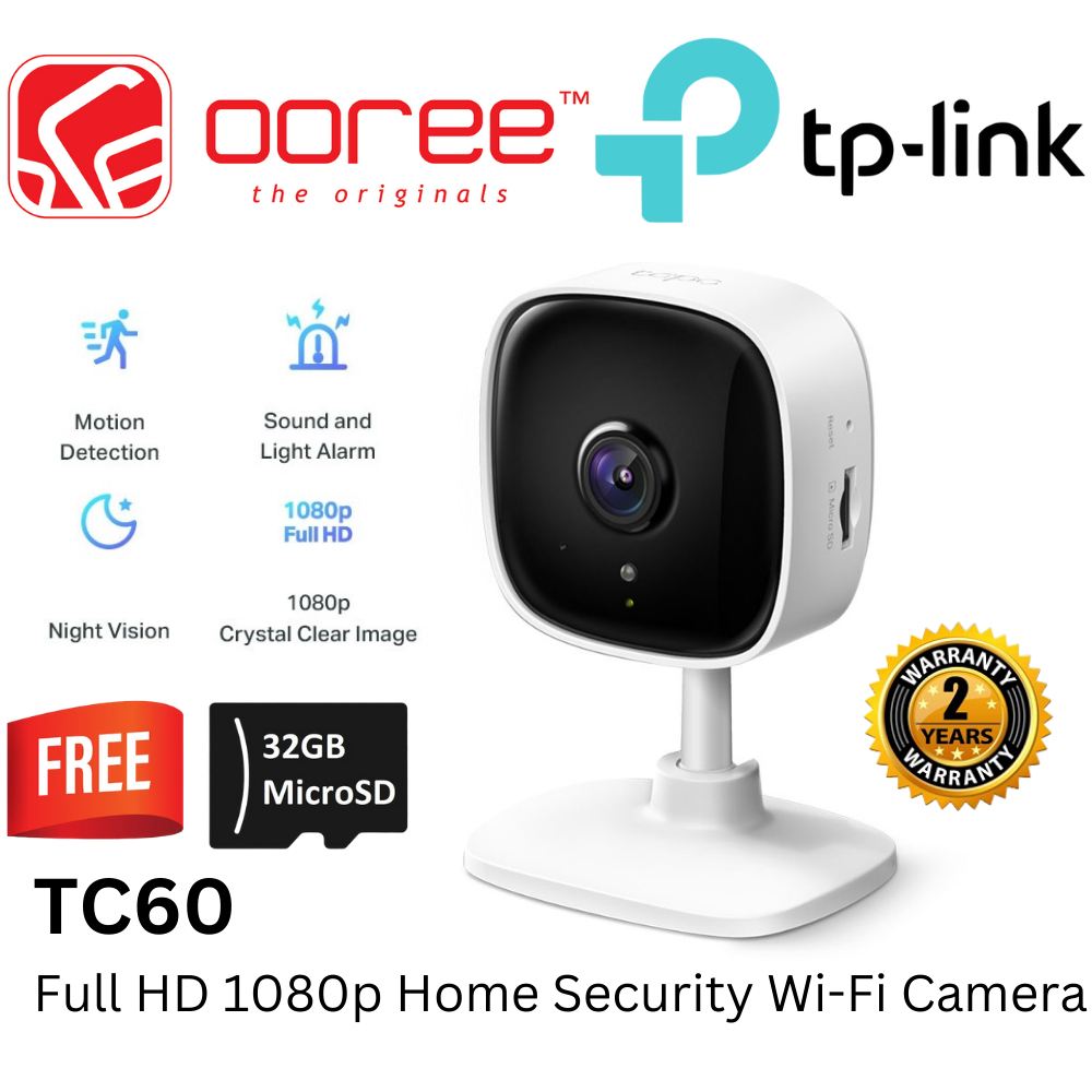 TP-LINK TC60 / TAPO C100 / TAPO C110 / TAPO C120 INDOOR SECURITY WI-FI ...