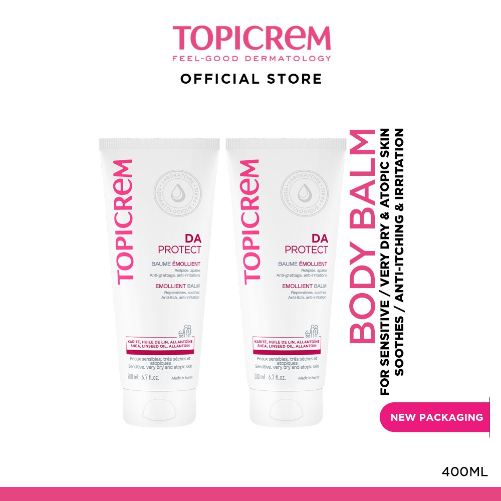 TOPICREM DA PROTECT Emollient Balm (Twin Pack) - 200ml X 2 pcs | Shopee ...