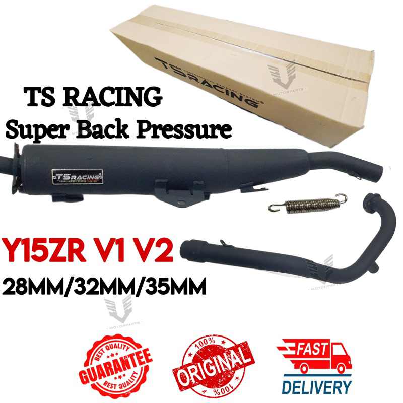 Y15ZR V1 V2 LC135 TS RACING EXHAUST PIPE 28MM 32MM 35MM STANDARD RACING EXHAUST PIPE TS RACING ...