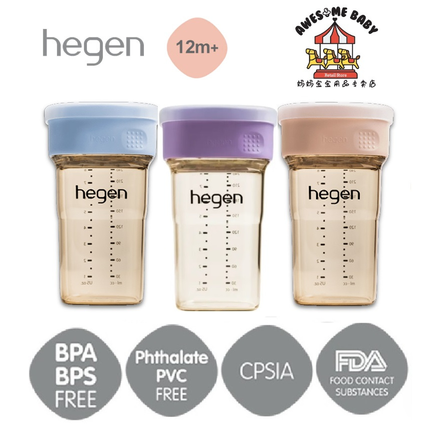 Hegen PCTO 240ml/8oz All Rounder Cup PPSU Bottle (Ready Stock) | Shopee Malaysia
