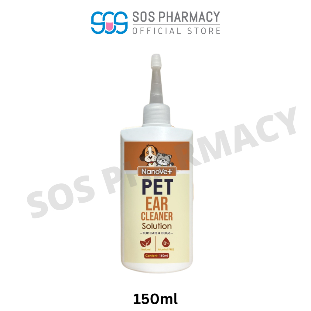 Nanovet Pet Ear Cleaner Solution for Cat and Dog (150ml) | Shopee Malaysia