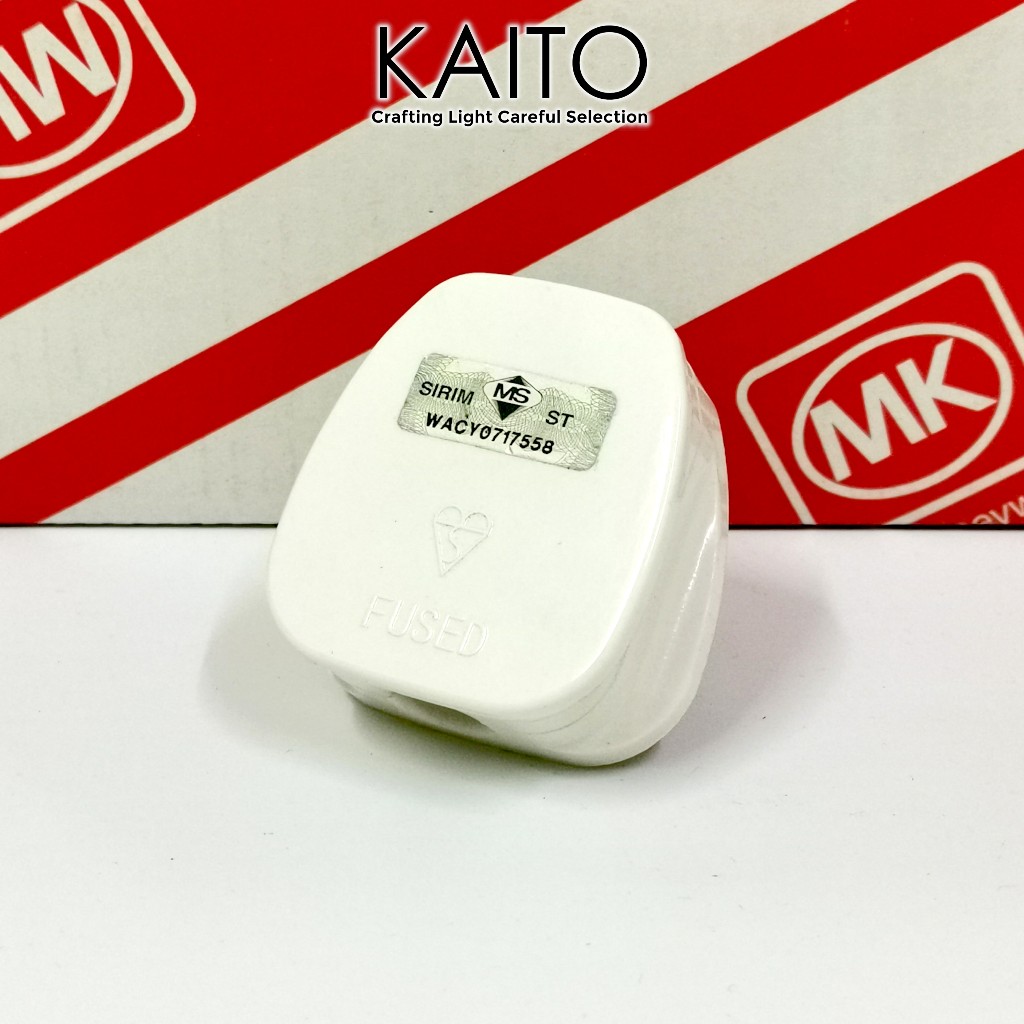 KAITO SIRIM 13A Soket Plug 3 Pin Plug Top Heavy Duty 13Amp Fused Kepala ...