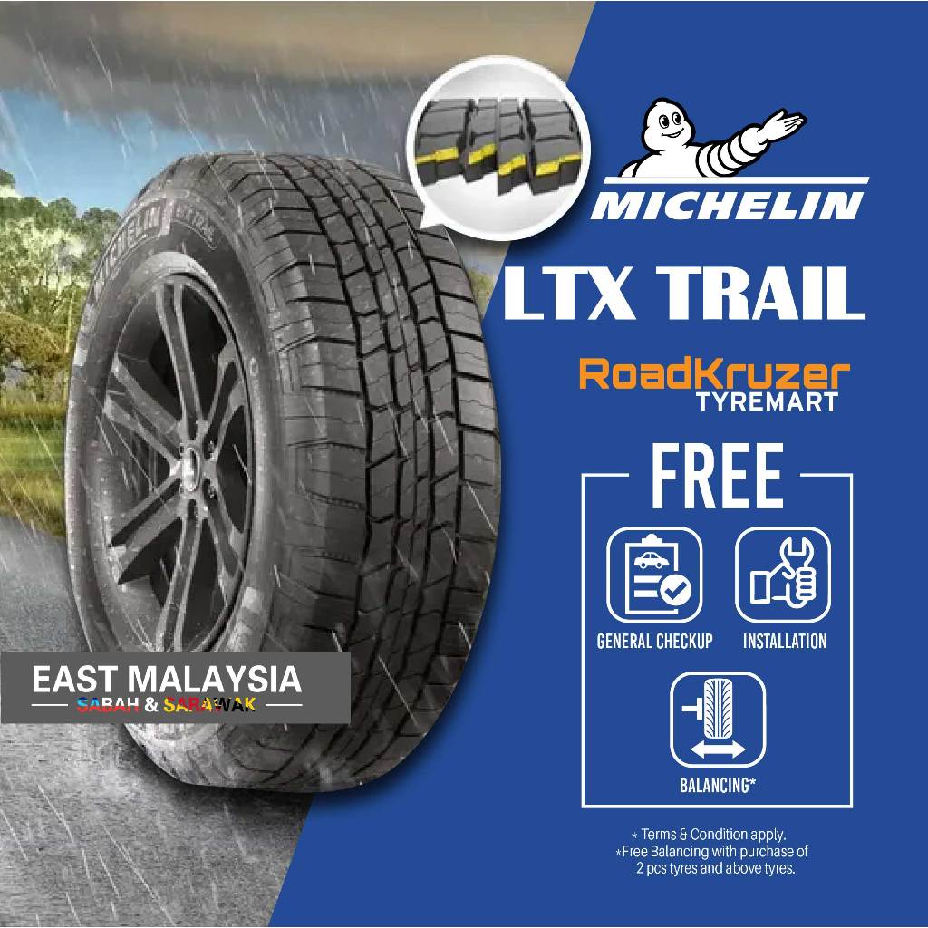 265/70 R15,265/70 R16, 265/65 R17 And 265/60 R18 Michelin LTX Trail New ...