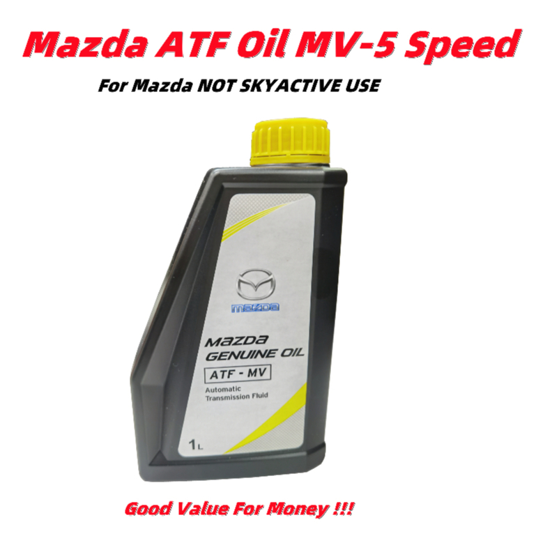 【100% ORIGINAL MAZDA ATF OIL MV-5 SPEED】MAZDA ATF OIL MV 1 LITRE FOR ...