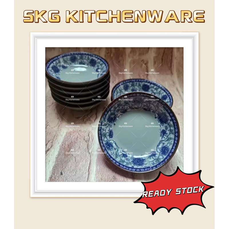 CNY 4” Traditional Peony Sauce Plate Snack Plate传统复古老式牡丹花系列 | Shopee ...