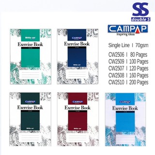 Campap Write-On A4 Exercise Book Buku Nota Buku Tulis 80p/100p/120p/160p/200p | Shopee Malaysia