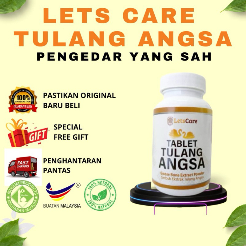 [OFFICIAL DISTRIBUTOR] LETSCARE TABLET TULANG ANGSA GOOSE BONE POWDER ...