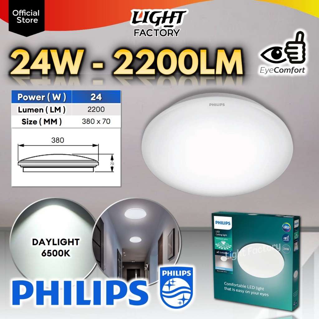 🔥NEW🔥Philips CL200 LED Ceiling Light Surface Mounted LED Ceiling Lamp ...