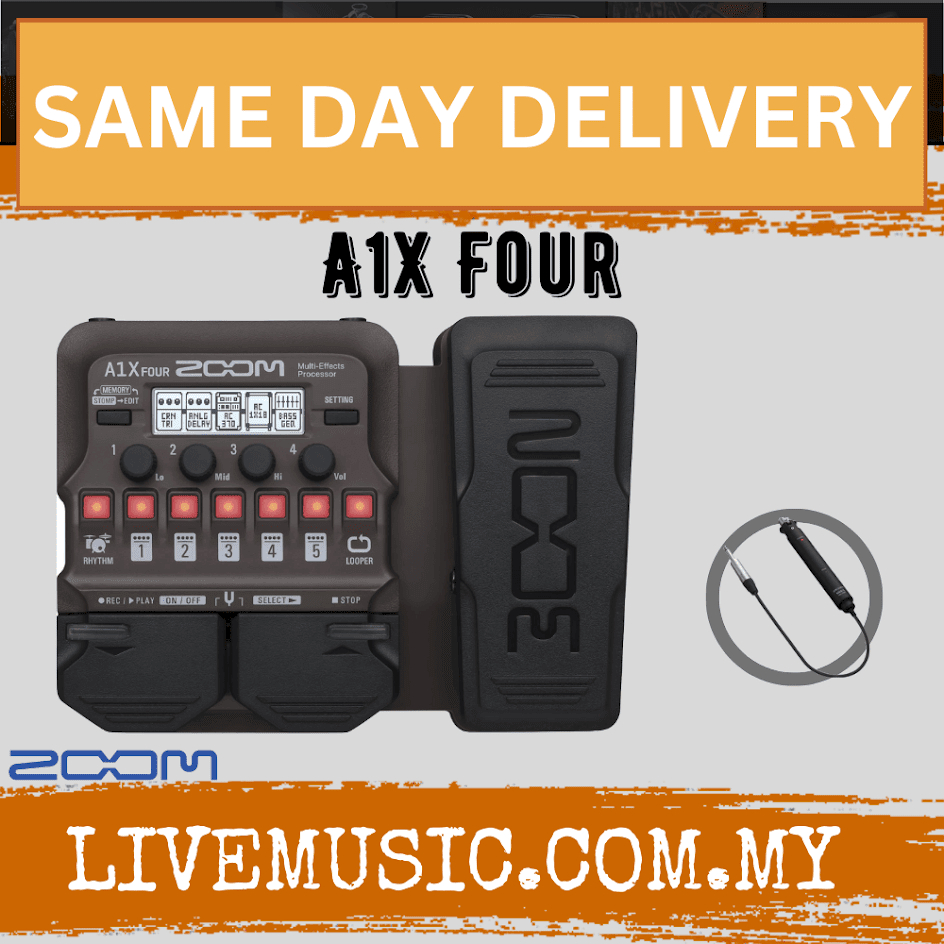 Zoom A1X Four - Acoustic Instrument Multi-Effect Processor (A1XFour/A1X-Four) | Shopee Malaysia