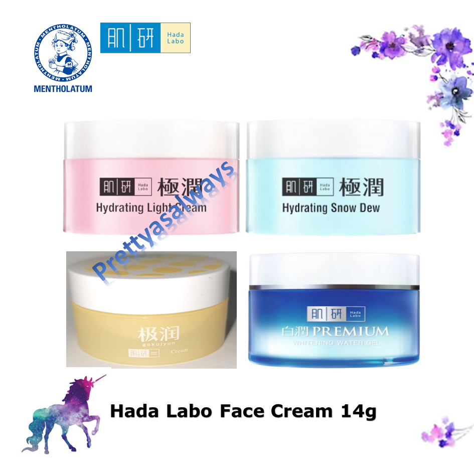 Hada Labo Hydrating Snow Dew/ Premium Water Gel/ Hydrating A.C.E Cream ...