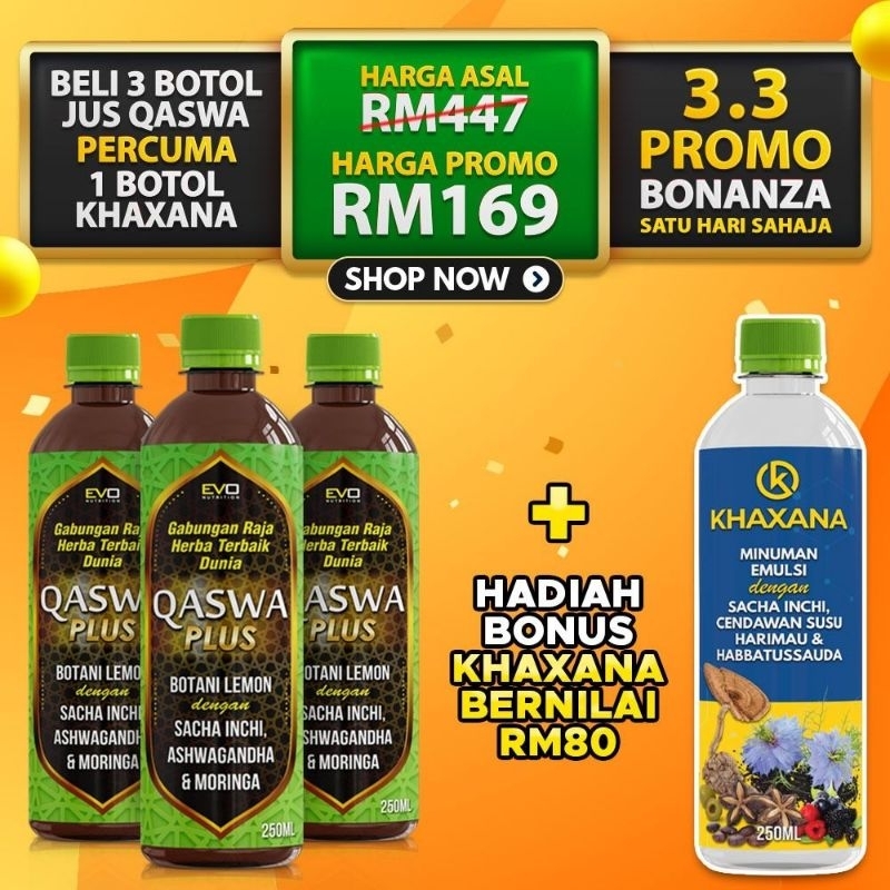 QASWA KHAXANA Jus Botani Kesihatan Penawar 5 Serangkai 250ML | Darah ...