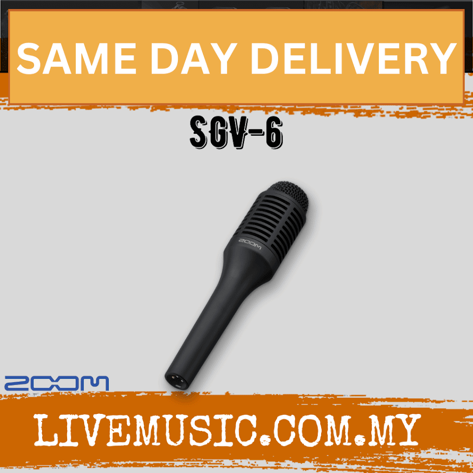 Zoom SGV-6 Directional Shotgun Vocal Microphone ( SGV 6 / SGV6 ) | Shopee Malaysia