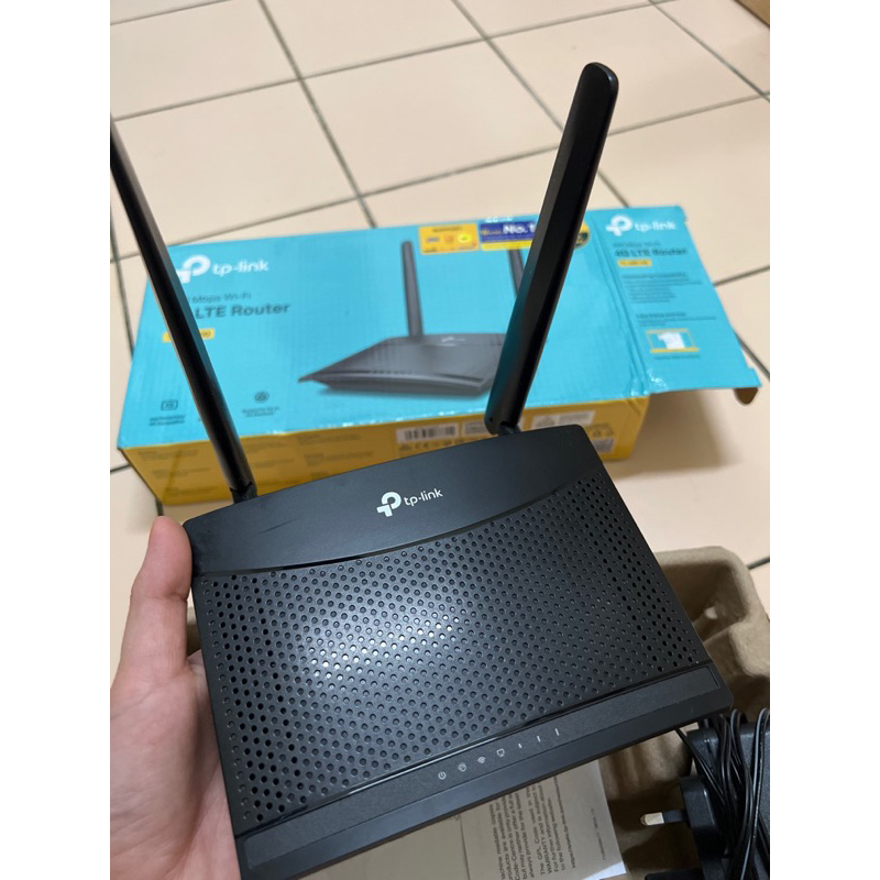 TP-LINK UNLIMITED TL-MR100 N300 4G LTE Sim Card Modem Wi-Fi Router ...