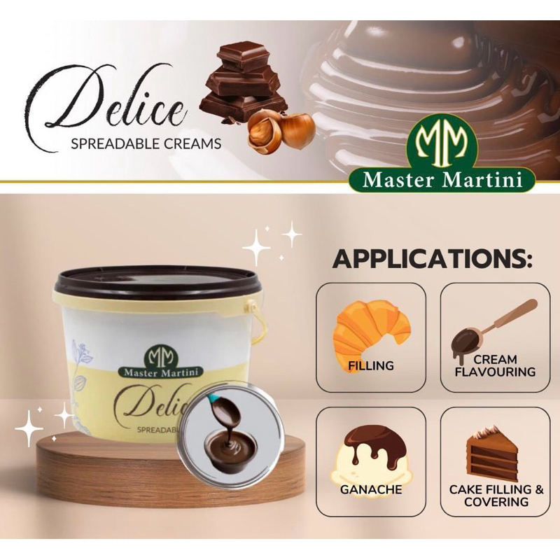 Delice Fluifour Hazelnut Spread –5kg | Shopee Malaysia