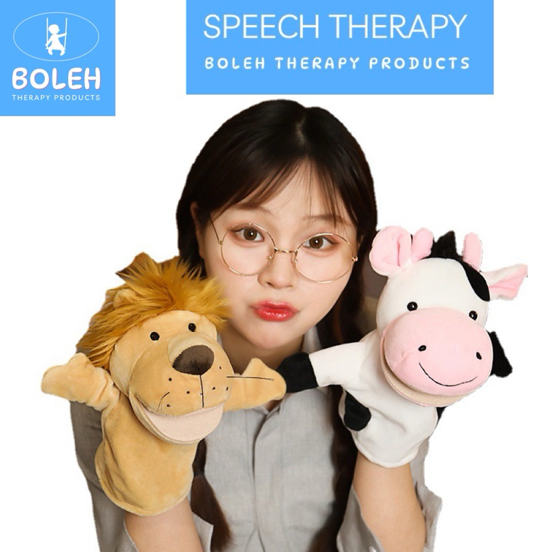 BOLEH Puppet for Speech Therapy Animal Soft Fabric Puppet | Shopee Malaysia
