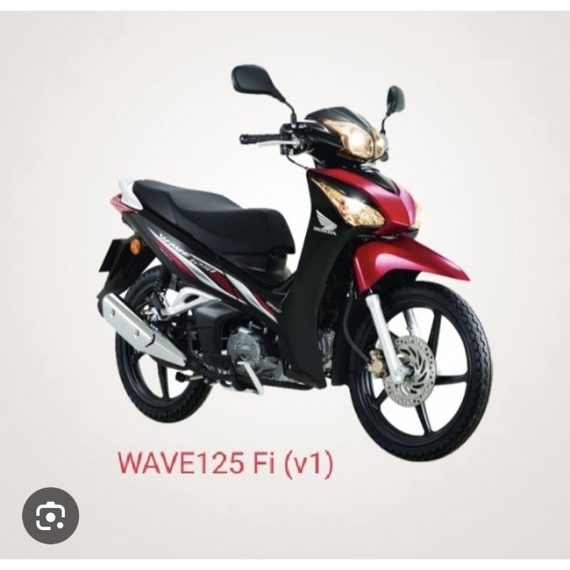W125i COVER SET W125 i v1 v2 FI oe honda (BLACK , RED , BLUE) | Shopee ...