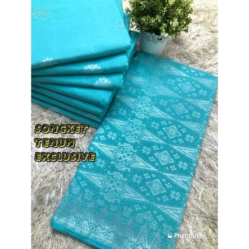 Songket Tabur, Songket Tenun, Kain Songket Bunga Tabur, Kain Songket ...