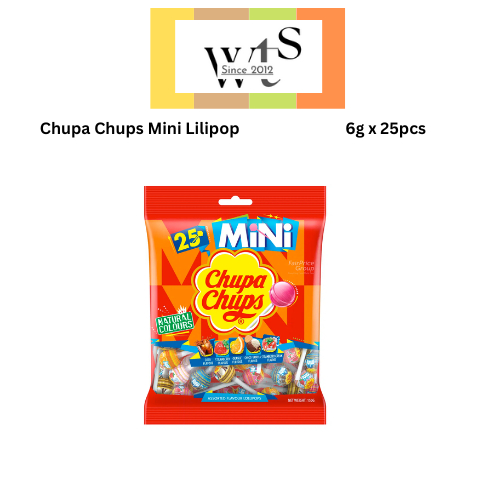 Chupa Chups Mini Lolipop 6g x 25pcs | Shopee Malaysia