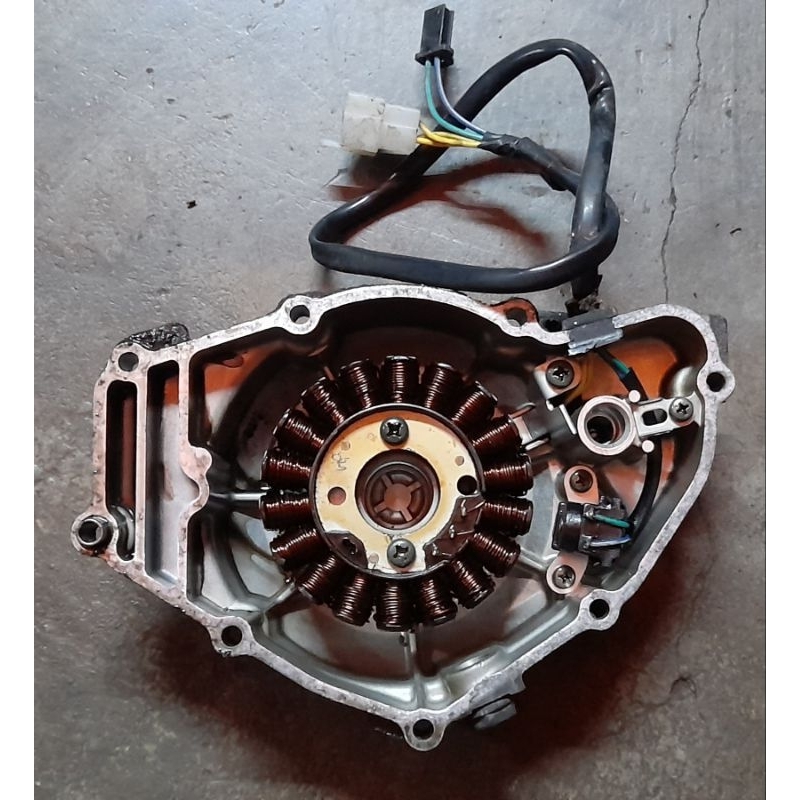 USED MAGNET COIL SUZUKI FXR 150 DOHC COMPLETE ENGINE COVER | Shopee ...
