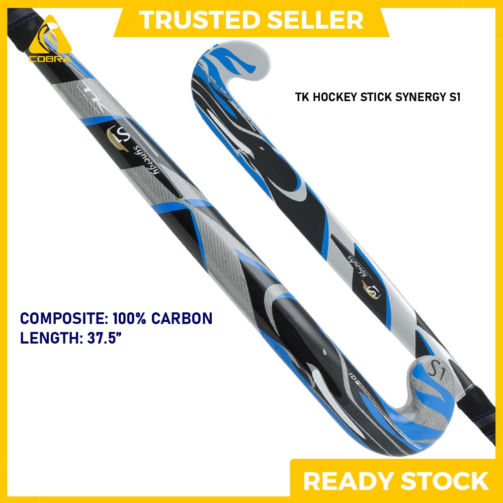 TK Hockey Stick S1 SYNERGY Extreme Late Bow 37.5" (100% C) Kayu Hoki ...