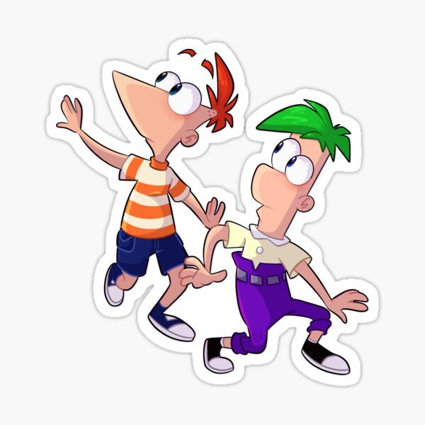 Phineas and Ferb Stickers v2 | Shopee Malaysia
