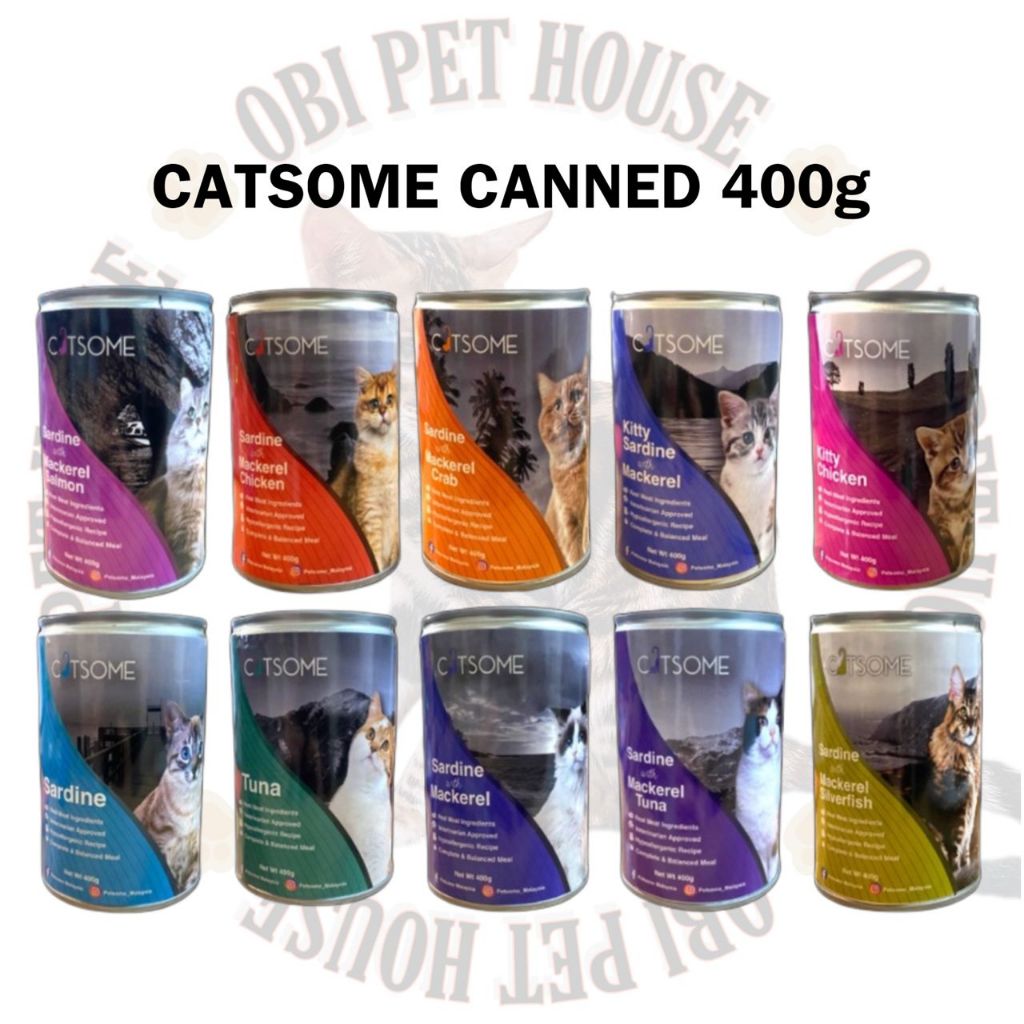 CATSOME Cat Canned Wet Food (400g) | Shopee Malaysia