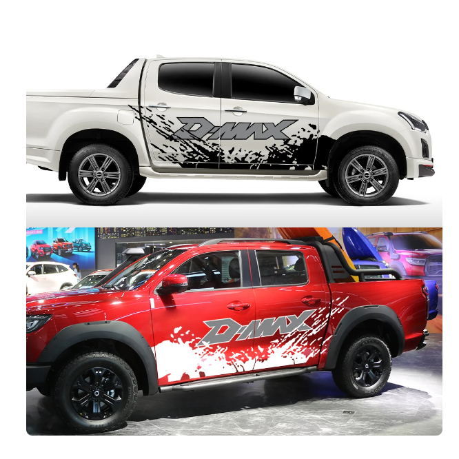 Isuzu D Max Dmax D-max car body sticker | Shopee Malaysia
