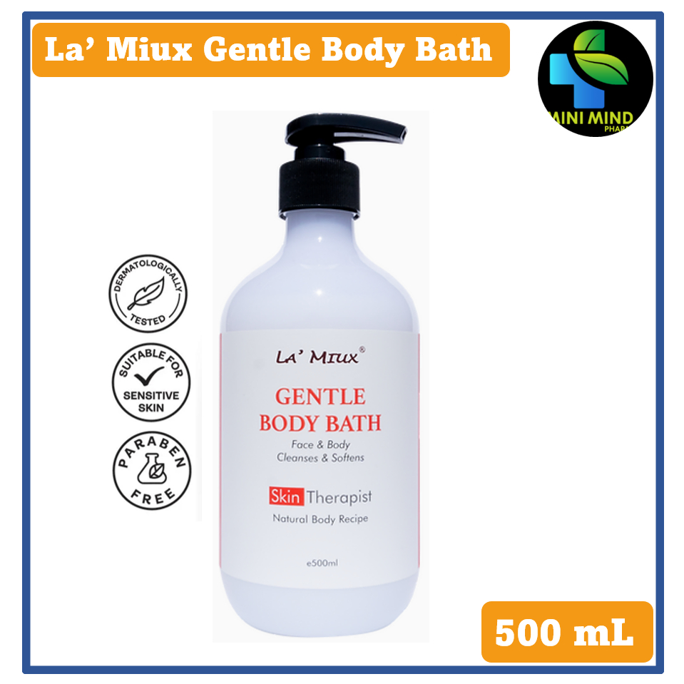 LaMiux Gentle Body Wash (500 mL) Paris Product 【Suitable For Sensitive ...