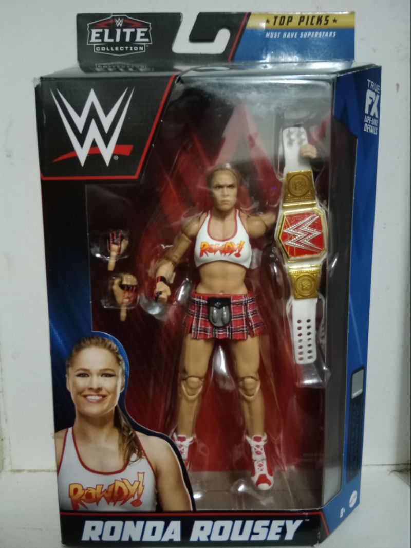 Mattel WWE Elite Top Picks Ronda Rousey Wrestling Action Figure ...