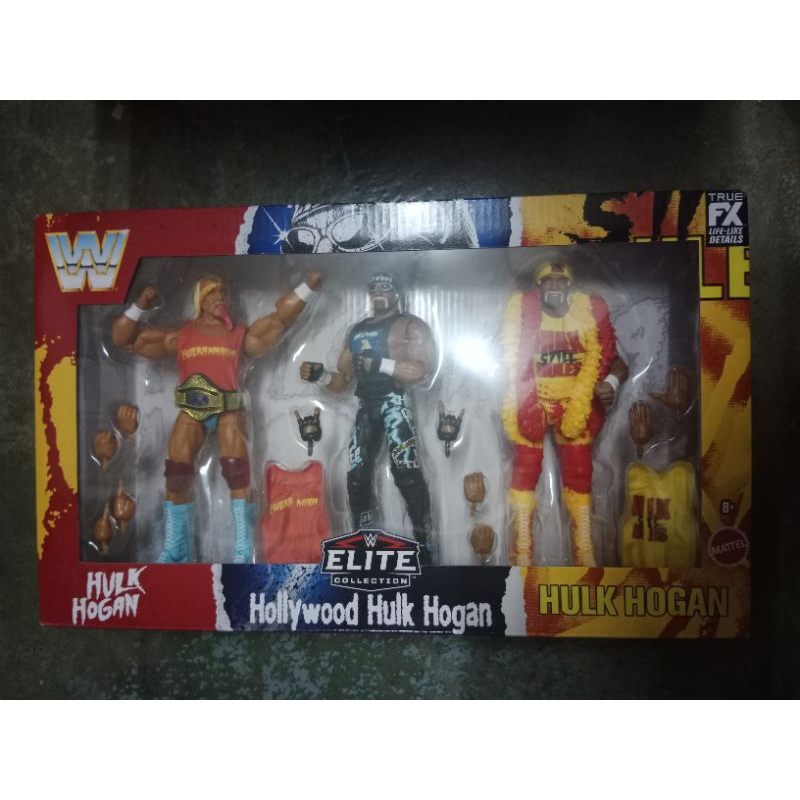 Mattel WWE Hulkamania 40th Anniversary Hulk Hogan Hollywood Hogan ...
