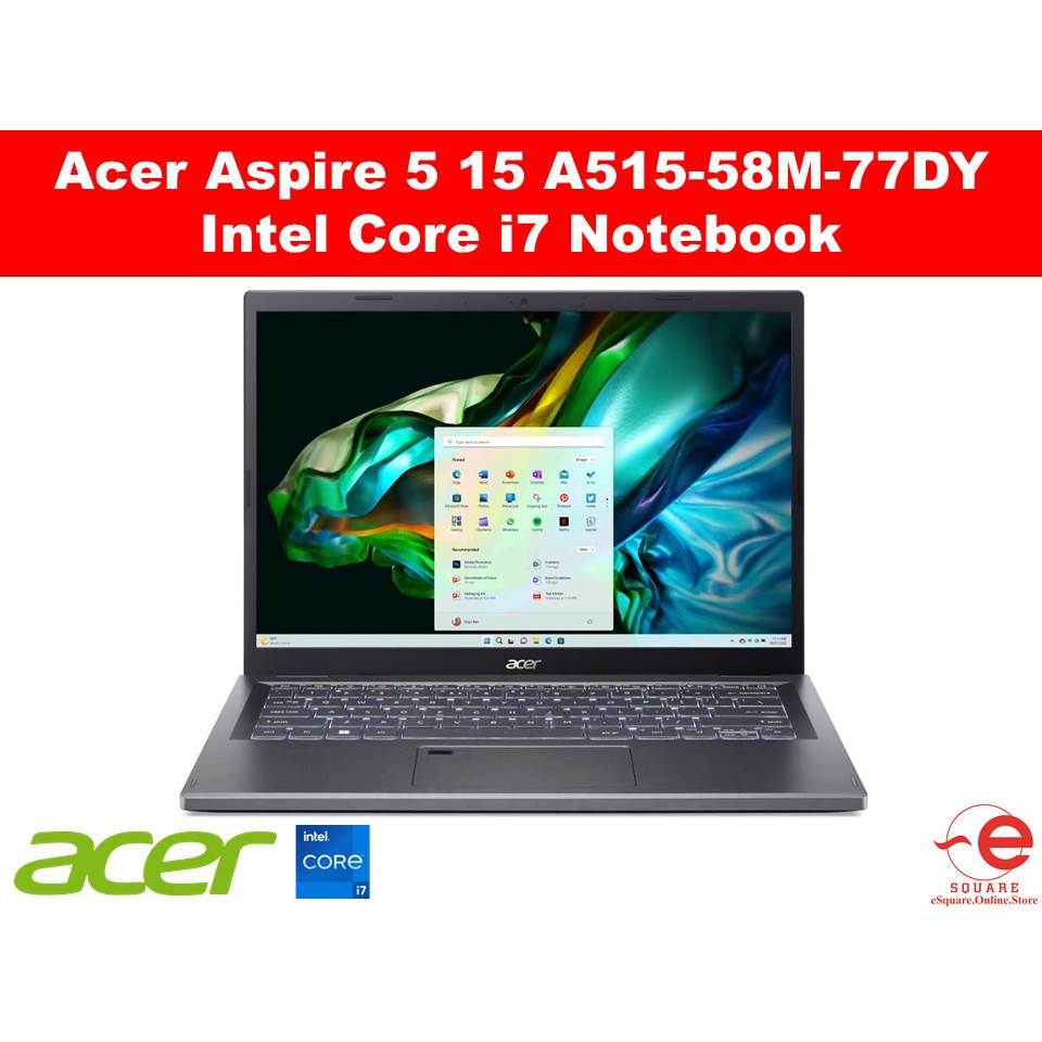 Acer Aspire 5 15 A515-58M-77DY Intel Core i7 Notebook | Shopee Malaysia