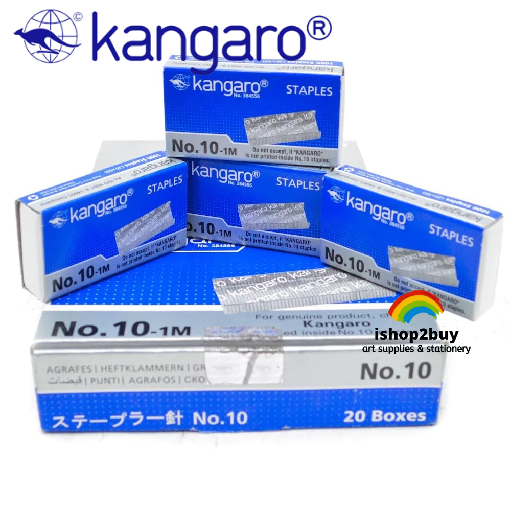Kangaro Staples 20 Boxes Bullet Kangaro No.10-1M Staples / Bullet ...