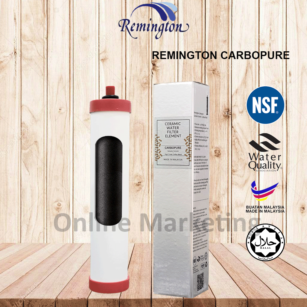 Remington Ceramic Water Filter Element Carbopure - Ceramic + Carbon ...