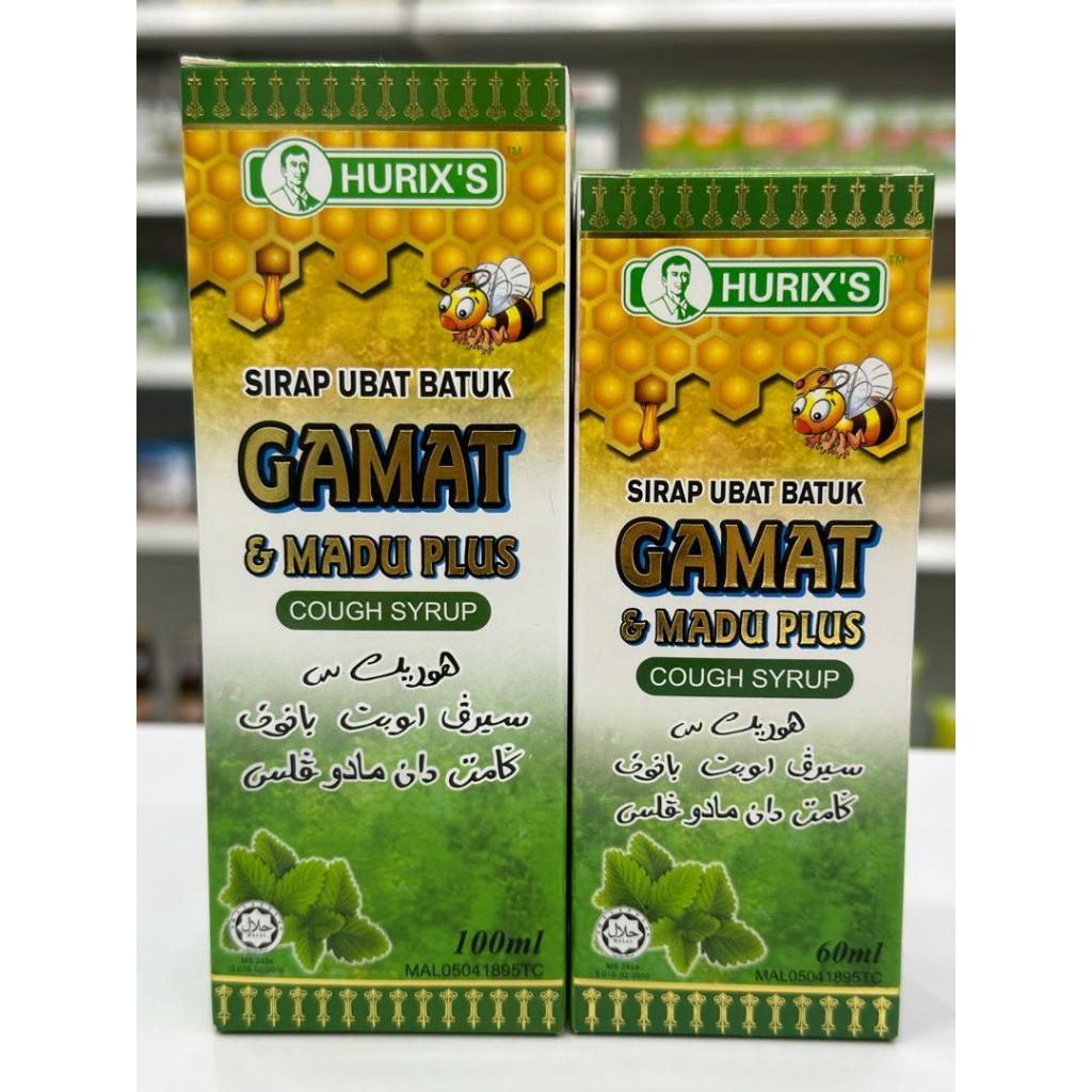 Hurix's Gamat & Madu Plus Cough Syrup (60mL/100mL) | Shopee Malaysia