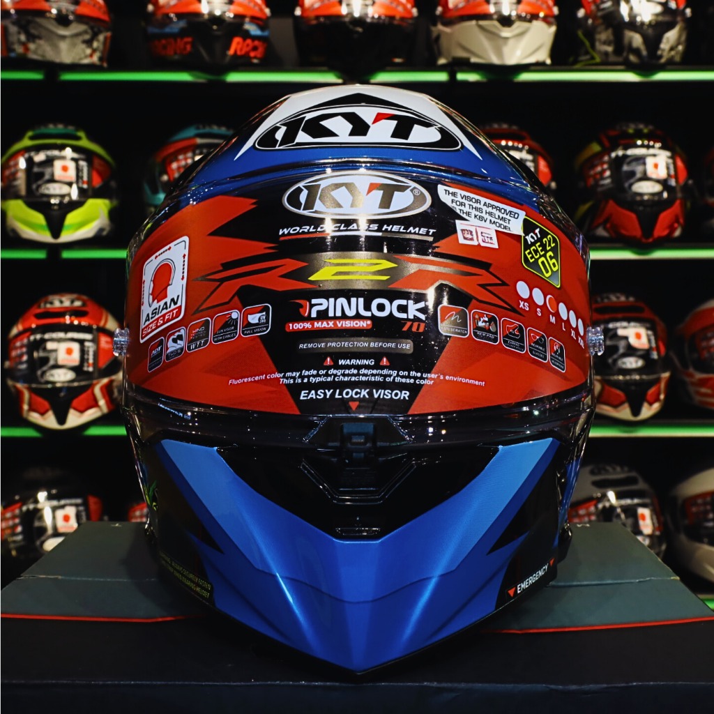 KYT HELMET R2R PRO STRAIGHT (M) | Shopee Malaysia