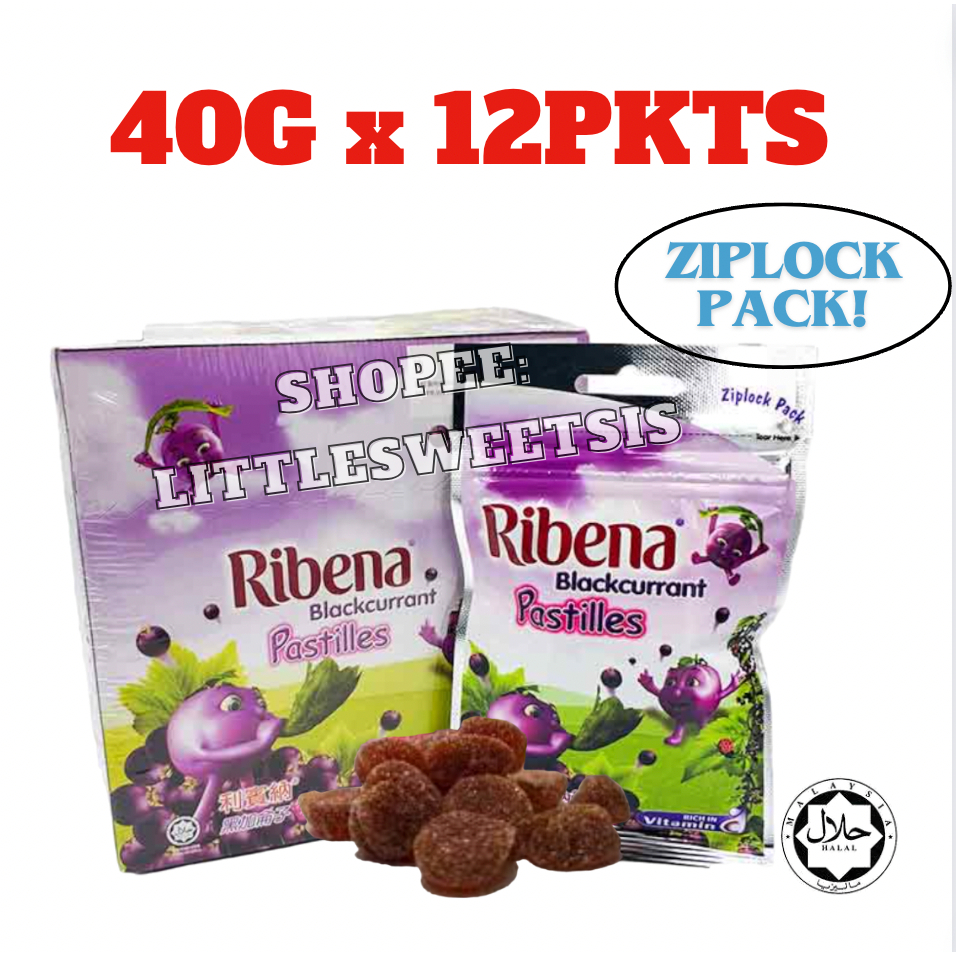 RIBENA PASTILLES GUMMY CANDY [40G*12PKTS] | Shopee Malaysia