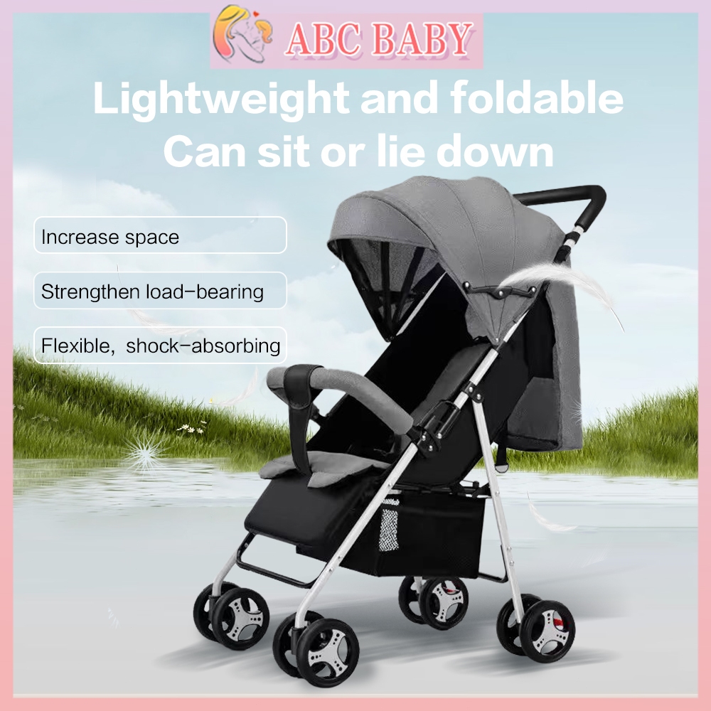 COD Stroller baby Foldable for Cabin Compact Stroller Basket with ...