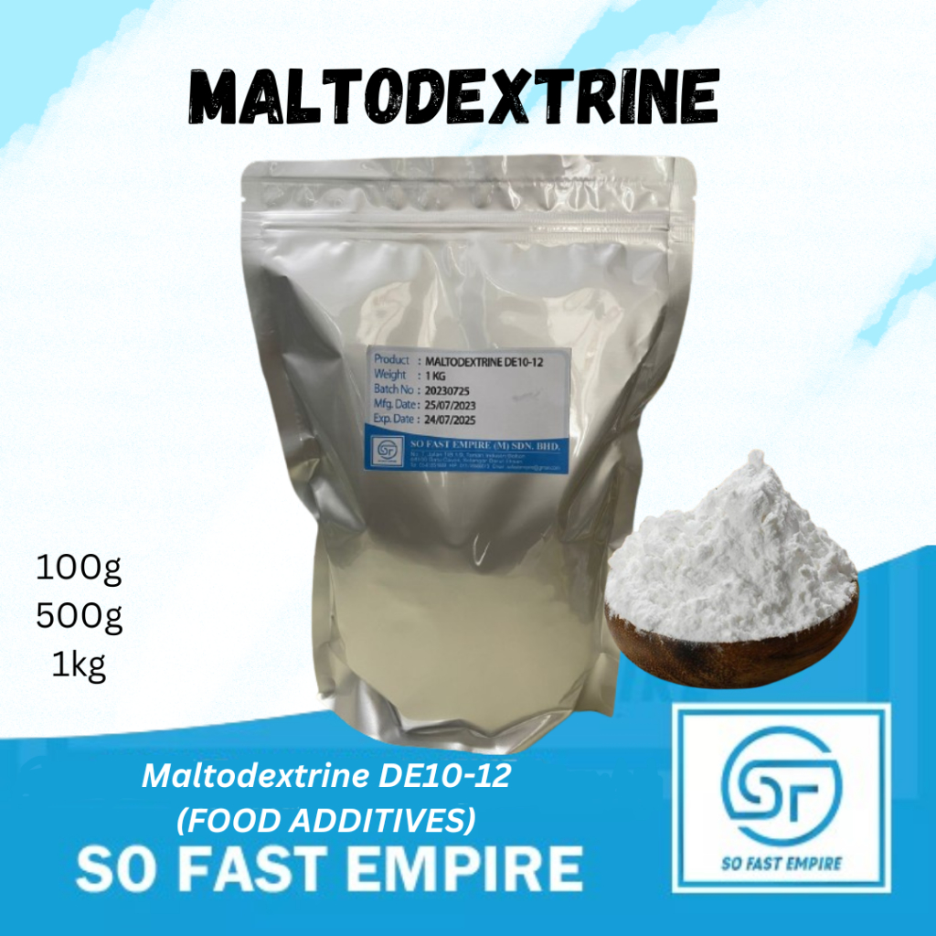 Maltodextrin Powder DE10-12 100g/500g/1kg | Shopee Malaysia